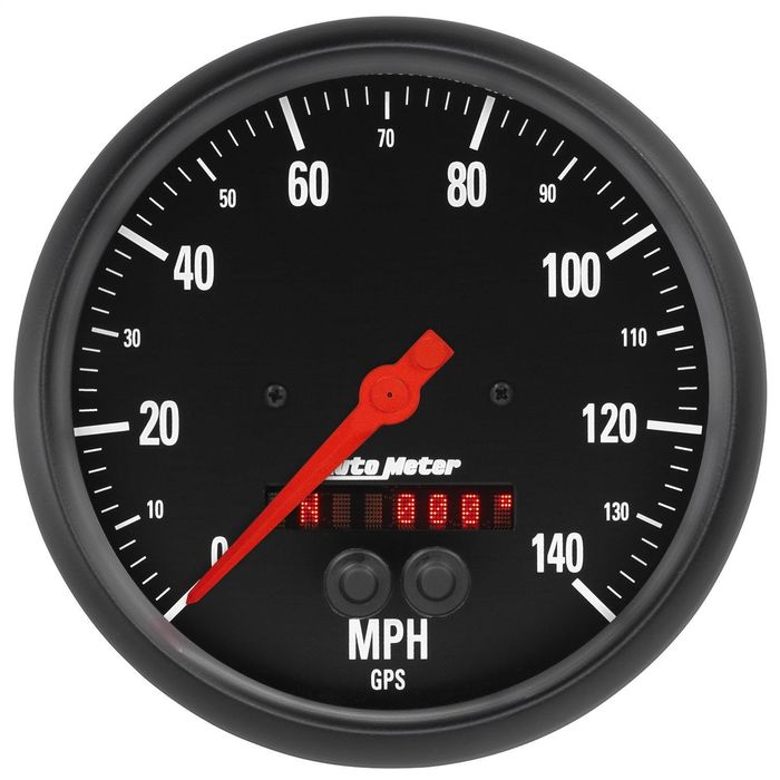 AutoMeter 5in 0-140 MPH GPS Z Series Speedometer Gauge