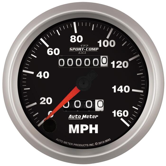 AutoMeter 3 3/8in 0-160 MPH Sport-Comp II Speedometer