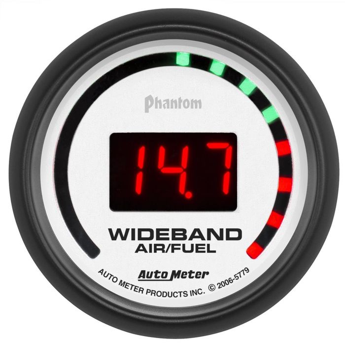 AutoMeter 2 1/16in Phantom Digital Wideband Air Fuel Ratio Gauge