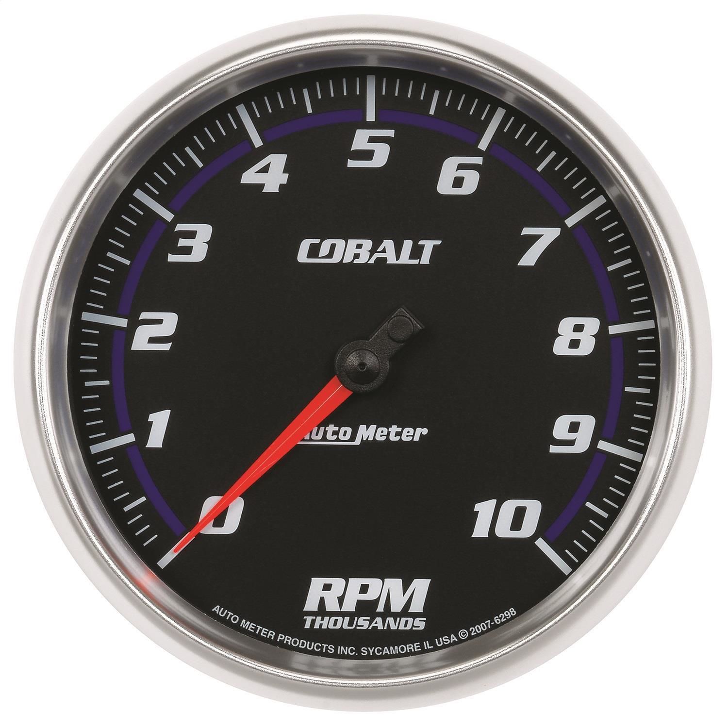 AutoMeter 5in 0-10,000 RPM Cobalt In-Dash Tachometer Gauge
