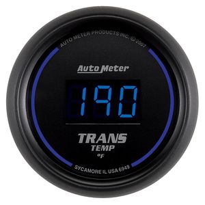 AutoMeter Black Dial with Blue LED 2 1/16in 0-340 Degree Digital ...
