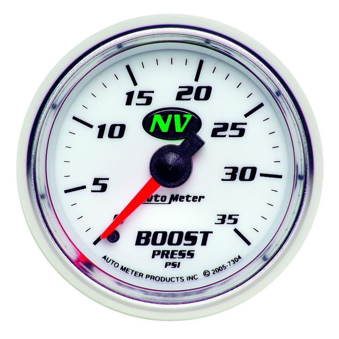 AutoMeter 2 1/16in 0-35 PSI NV Mechanical Boost Gauge