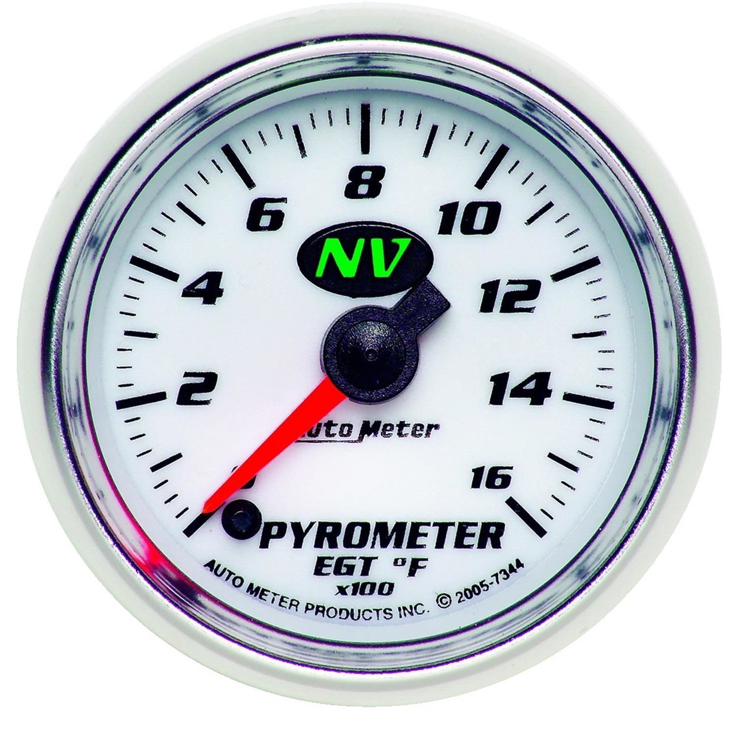 AutoMeter 2 1/16in 0-1600 Degree NV Digital Pyrometer Gauge