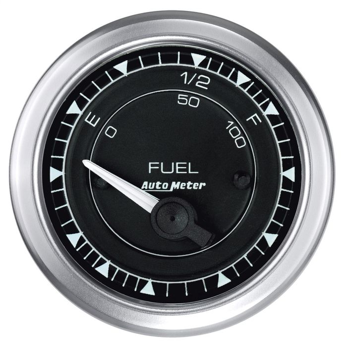 AutoMeter 2 1/16in 73 E 8-12F Ohms Chrono Fuel Level Gauge
