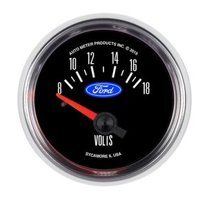 AutoMeter 2-1/16in 8-18 Volt Ford Voltmeter