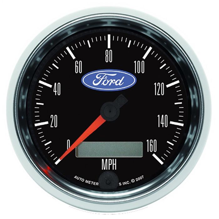 AutoMeter 3 3/8in 0-160 MPH Ford Racing Electric Programmable ...