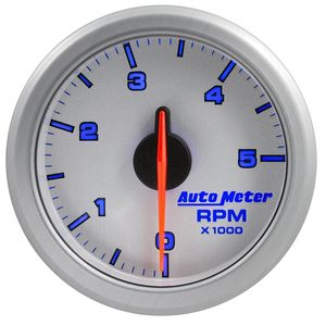 AutoMeter 2 1/16in 0-5,000 RPM Silver Airdrive Tachometer