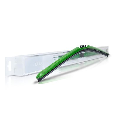 CLIX Wipers Green Carbon 18in All Weather Interchangeable Wiper Blade