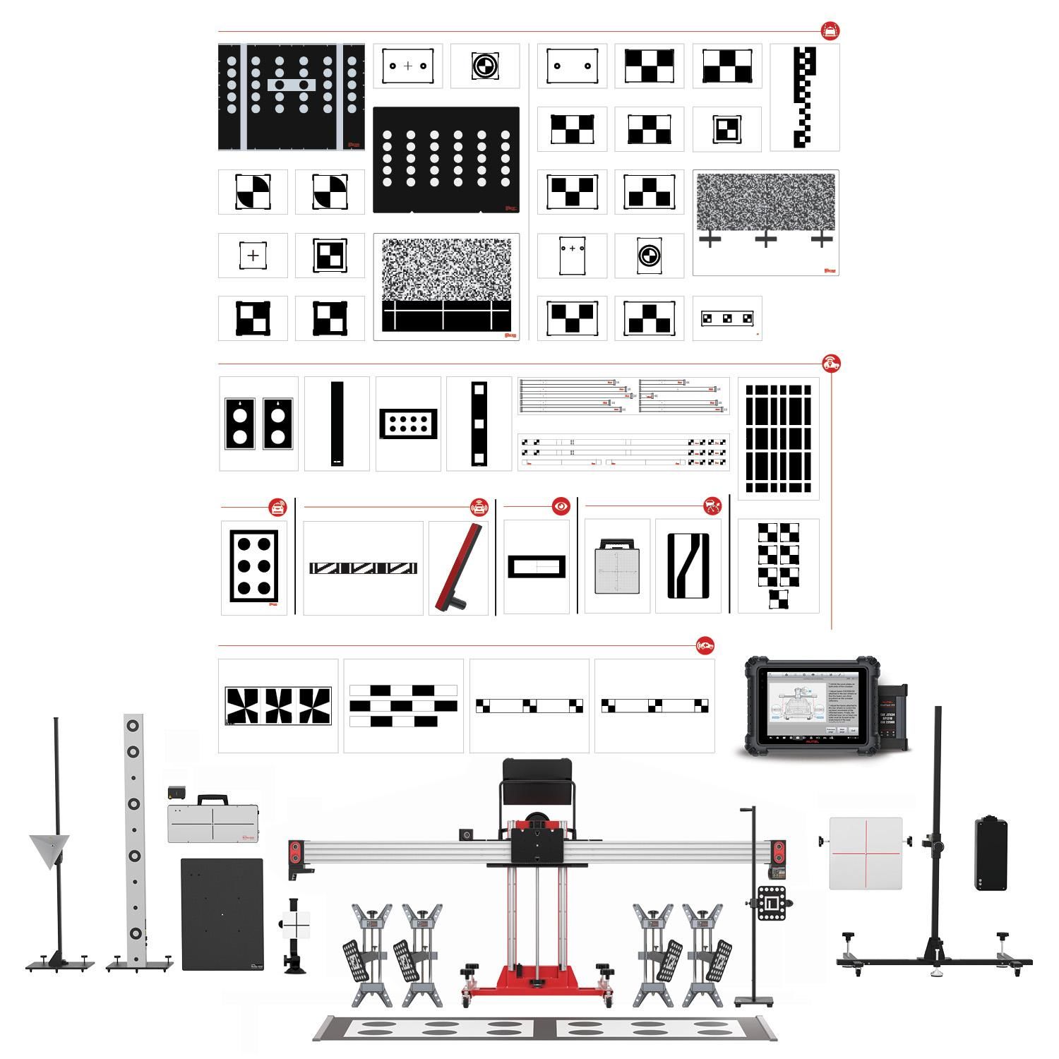 Autel All Systems Calibration Package 3.0T Includes Frame, Ia800 System ...