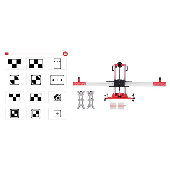 Autel Adas Ldw Package: Frame, Hardware, Ldw Target for Light Duty 1-3 ...