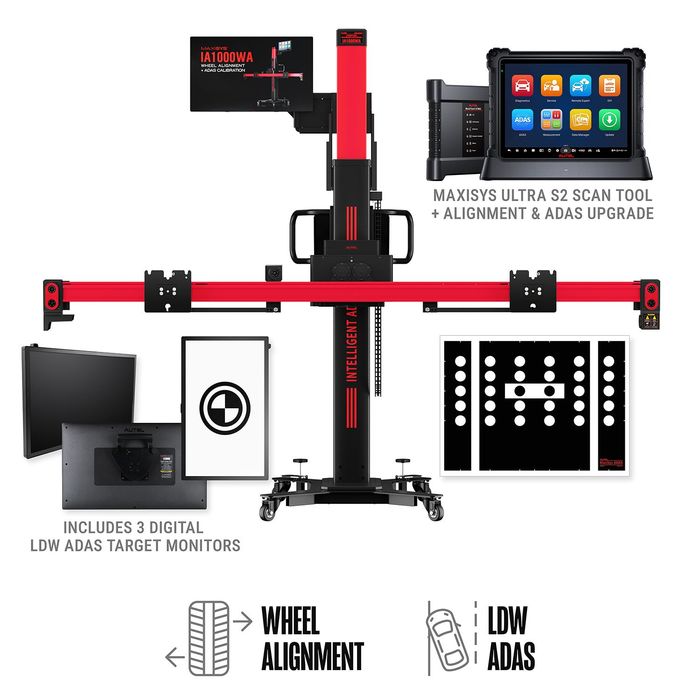 Autel IA1000 Alignment and ADAS Calibration System with LDW, Ultra S2 ...