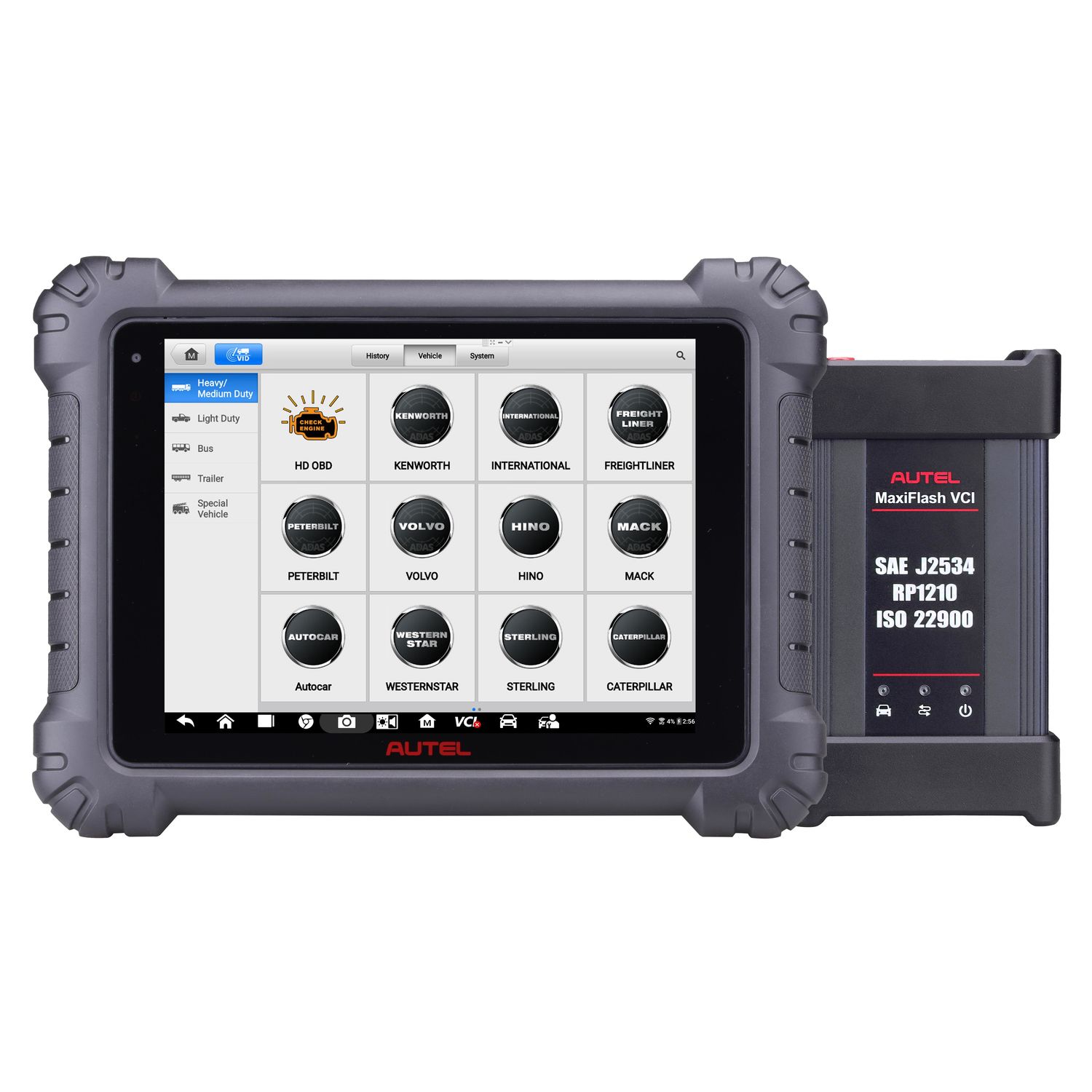 Autel Advanced Commercial Vehicle Diagnostics Tablet with Wireless ...