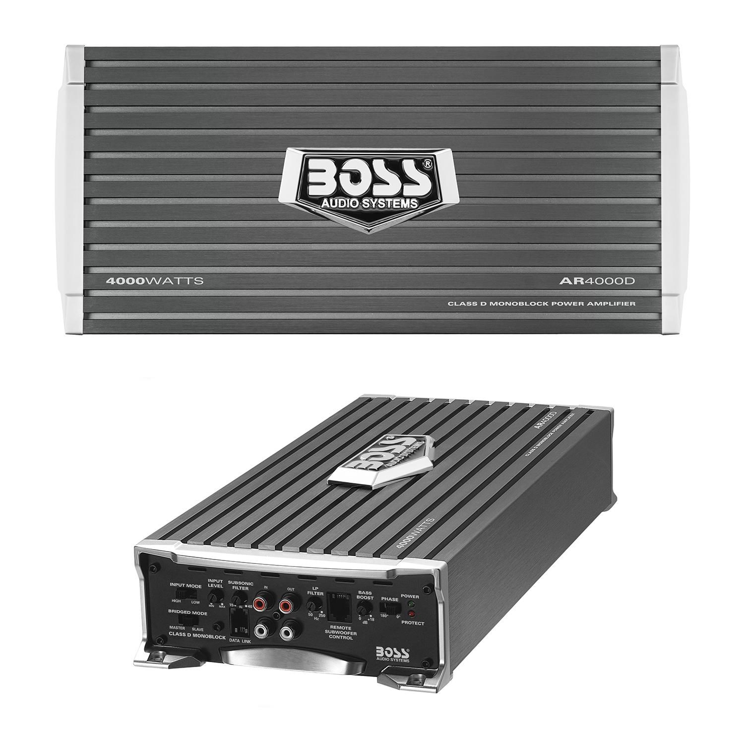 Boss Audio Systems Armor 4000 Watt Class D Mono Block Amplifier