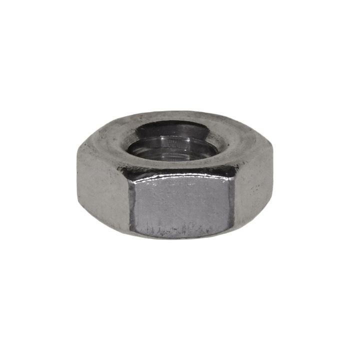Auveco 1/4in-20 Hex Machine Screw Nut 18-8 Stainless Steel, 100 Piece