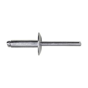Auveco 13/16in Length, Blind Tack Rivet Large Flange Head 25 Piece