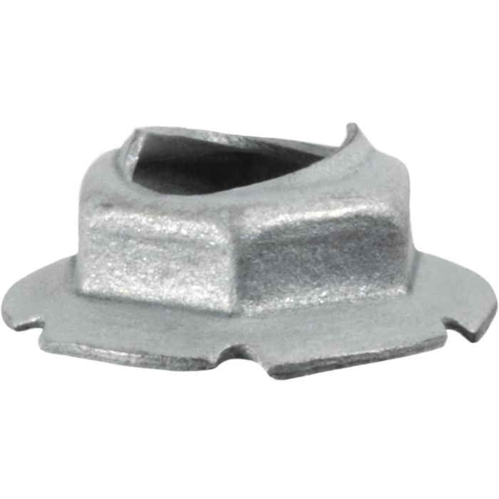 Auveco 1/2in Stud Size - Zinc, Thread Cutting Nut 100 Piece