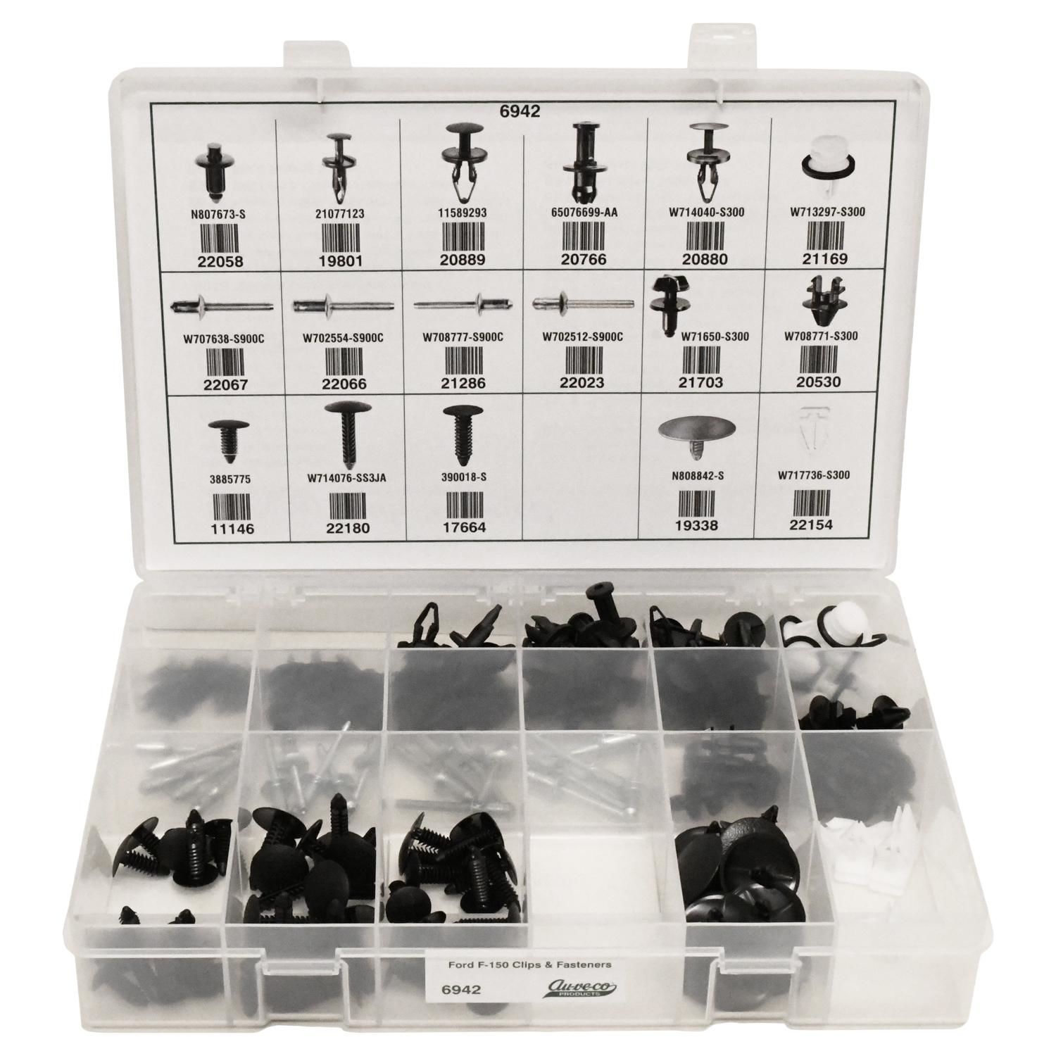 Auveco Aluminum Body Clip and Fastener Ford F-150