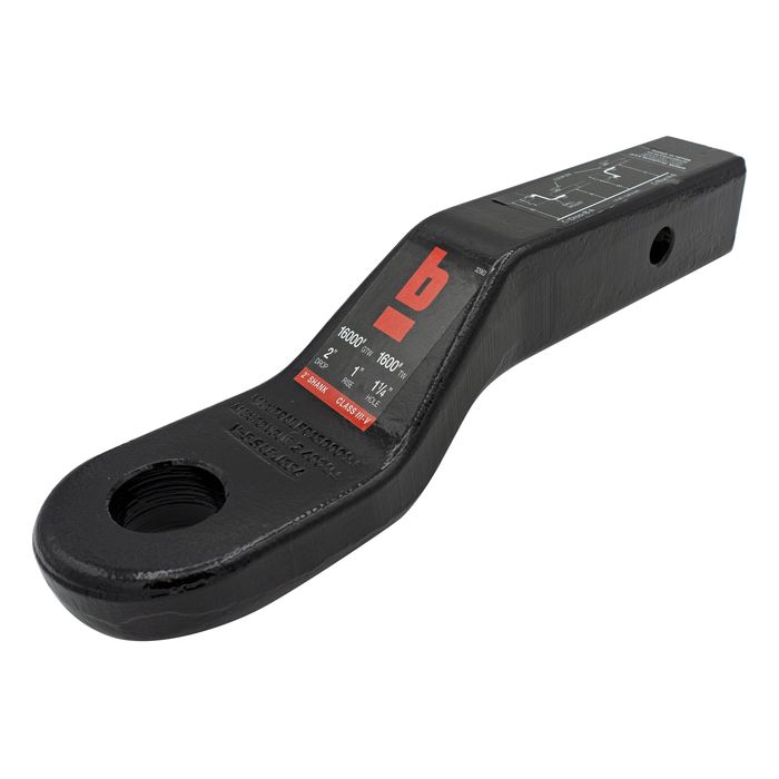 bROK 2in Shank 2in Drop Ball Mount Forged