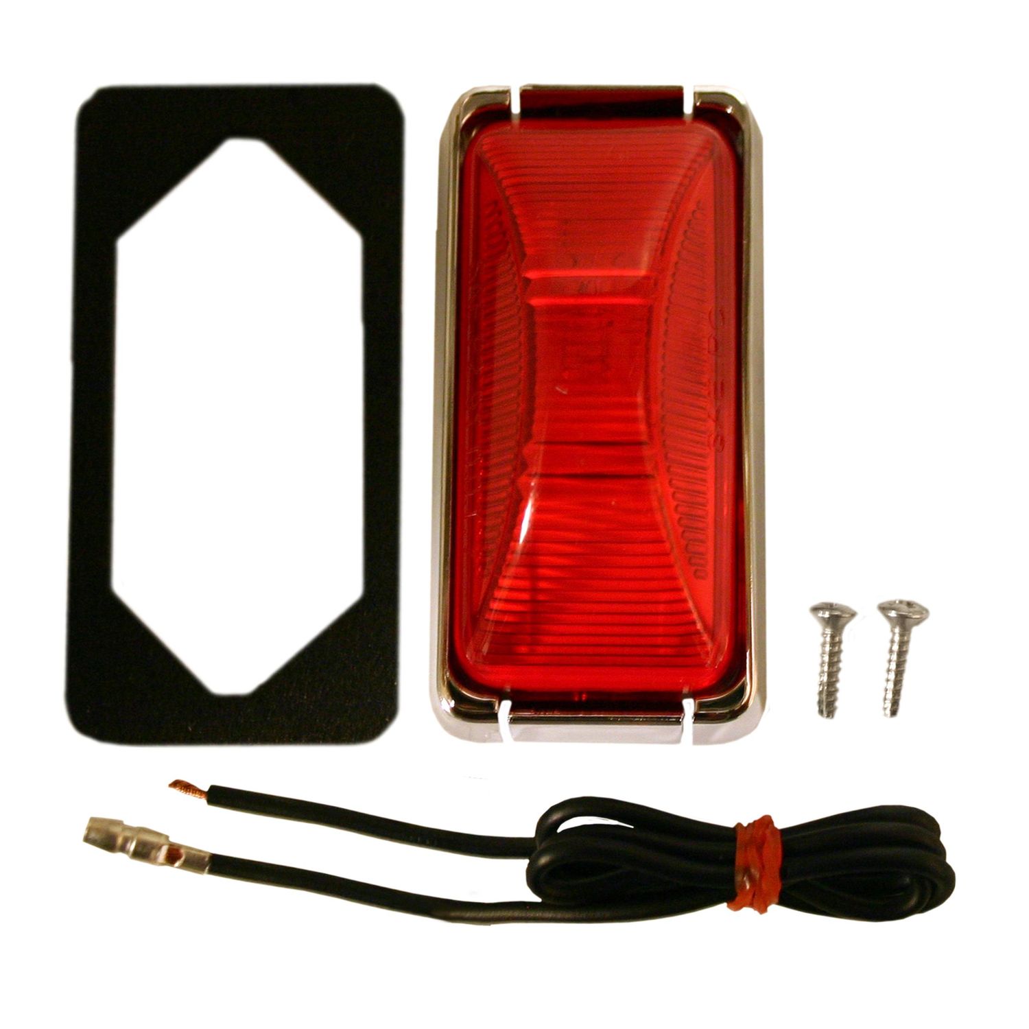 Blazer International 2 1/2in Rectangular Red Clearance Light