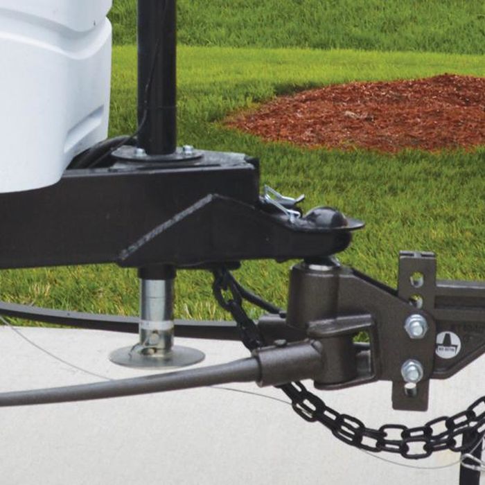 Blue Ox 750lbs Spring Bar, Automatic Latching Tongue Bracket, Clamp-On ...