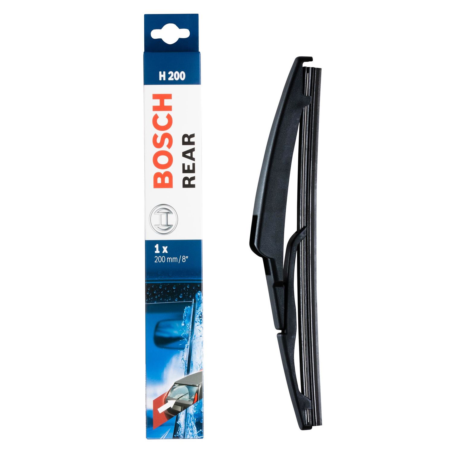 Bosch 8in Conventional Black Wiper Blade