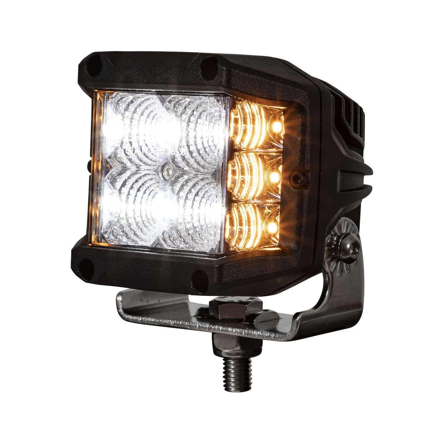 Buyers Products 4in Wide LED Flood Light with Strobe Square Lens