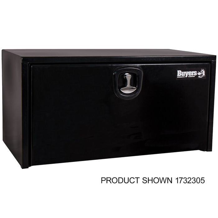 Buyers Products 24in x 24in x 30in Black Steel Underbody Truck Box with ...