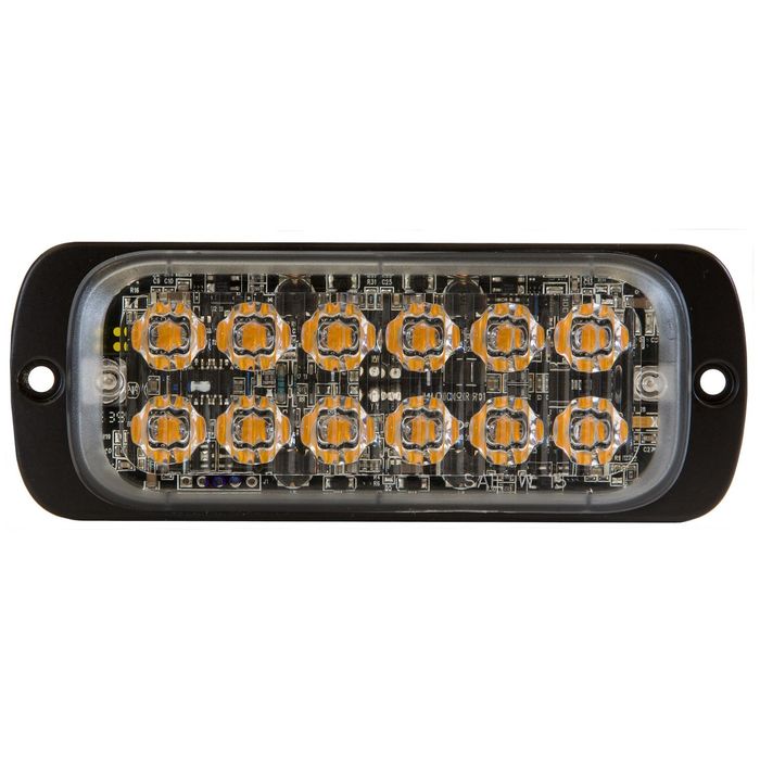 Buyers Products Clear Surface/Recess Mount Round LED Strobe Light