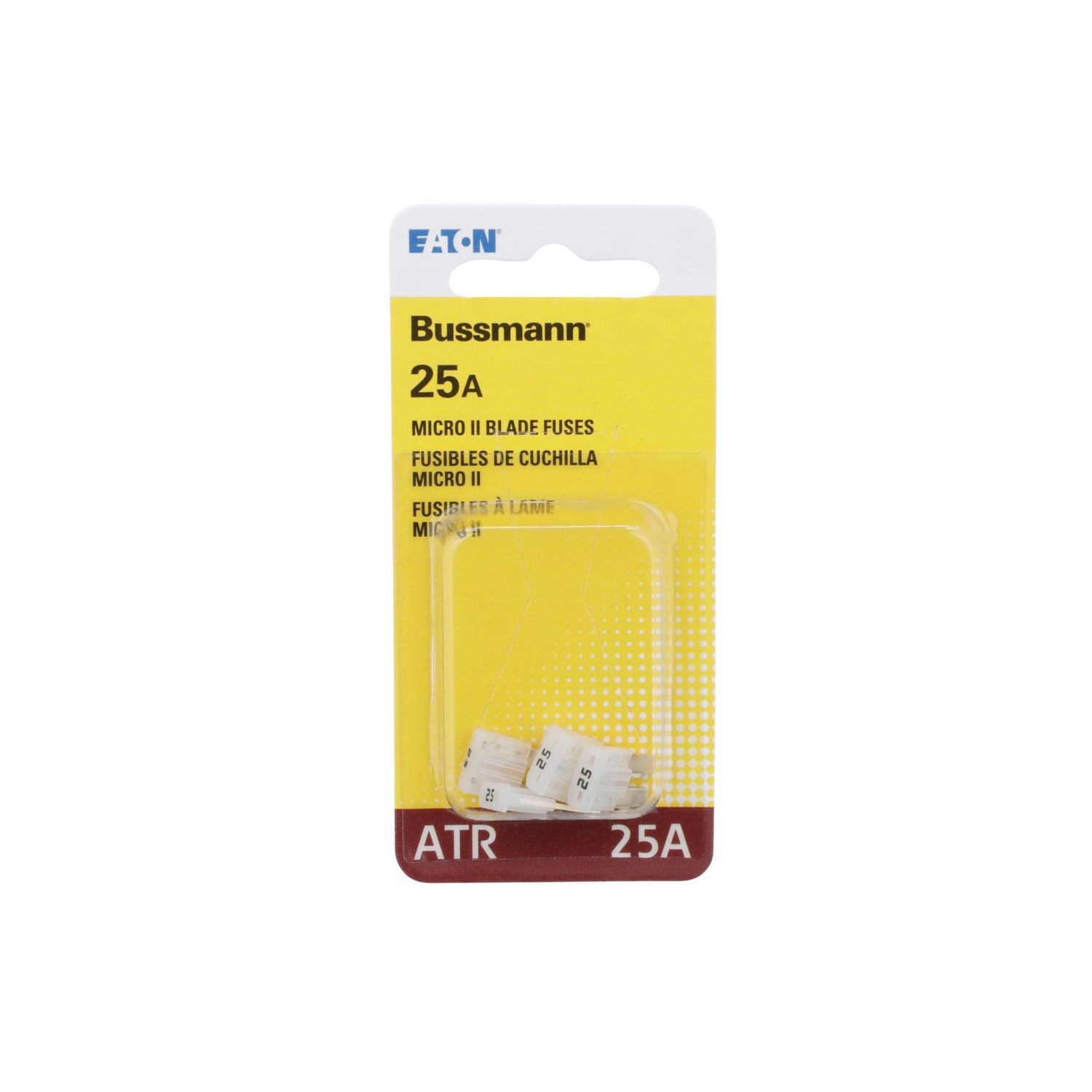 Bussmann 25 AMP ATR Blade Fuse 5 Piece