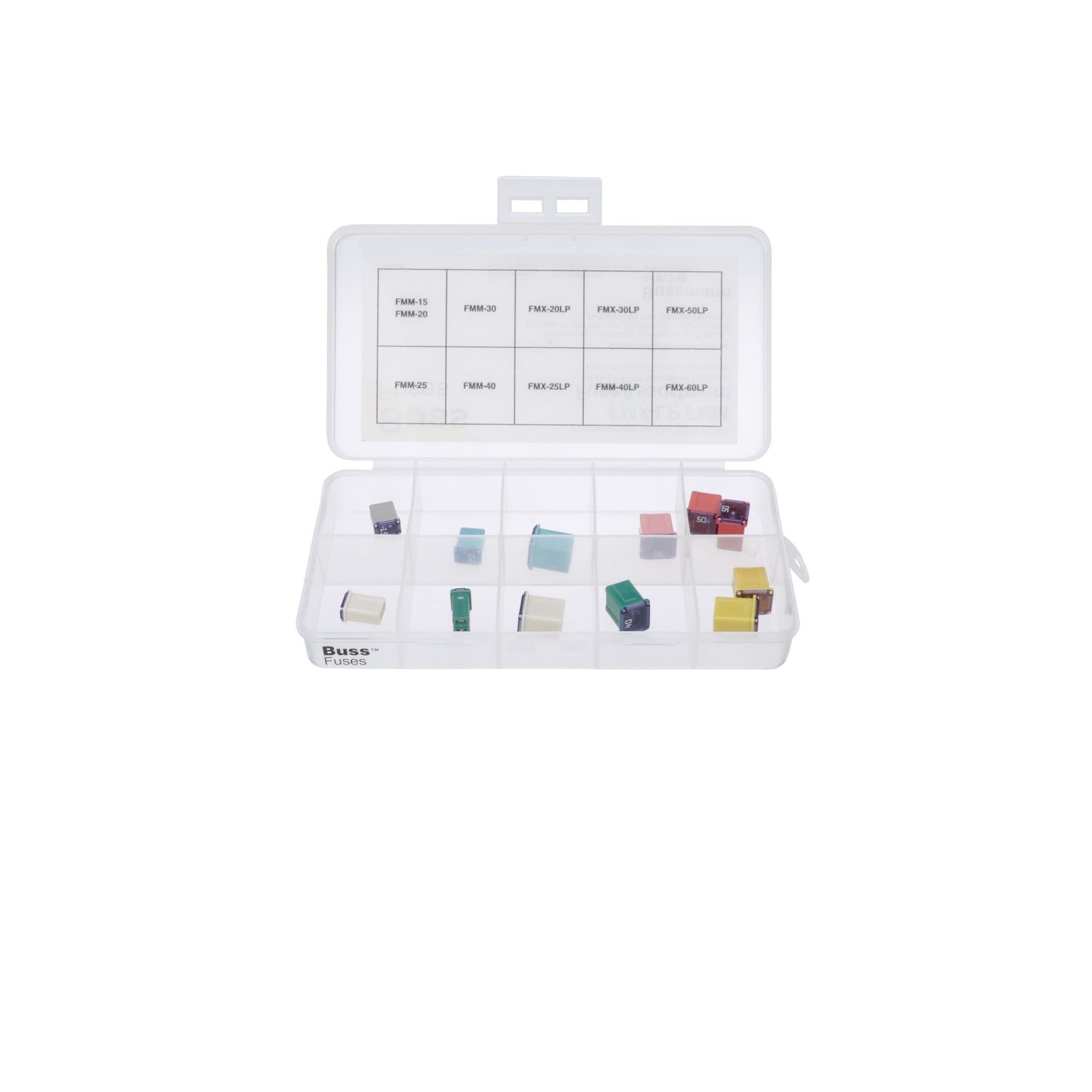 Bussmann Caddy Tray-10 Slot, FMX-LP and FMM Fuse Assortment