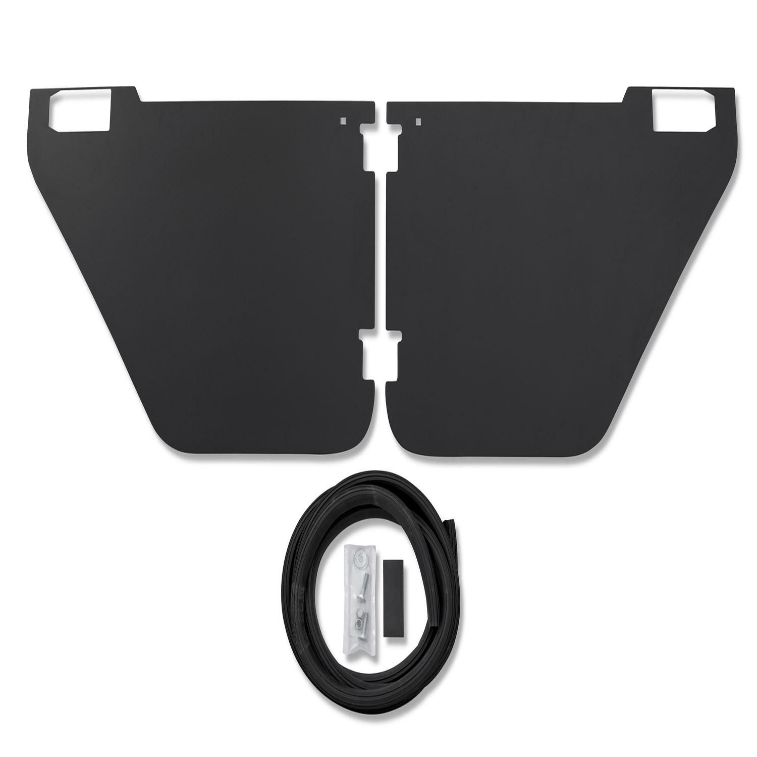 Bestop Steel Black Steel Door Skin Kit with 2 Panels and Handle Cutouts ...