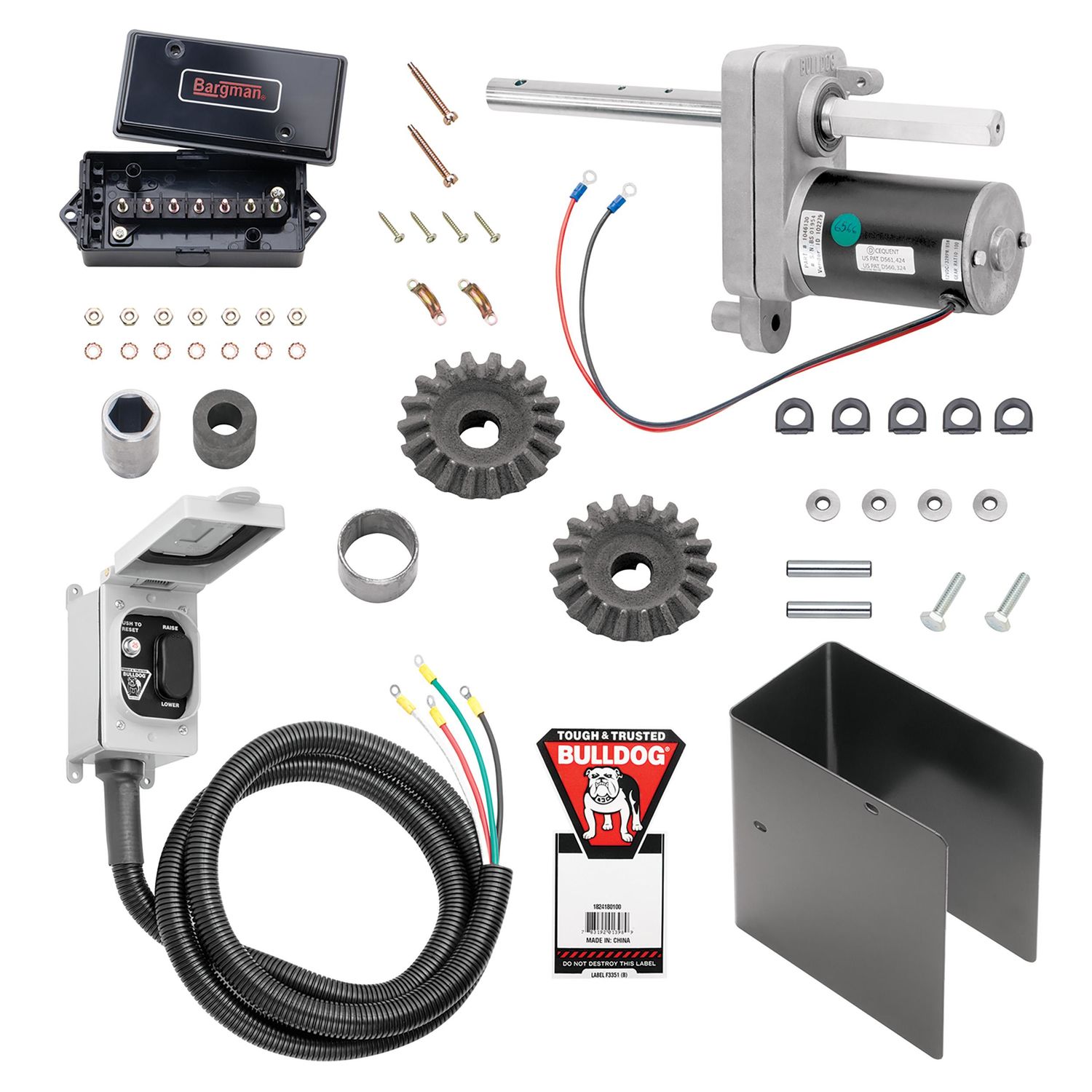 Bulldog 12,000Lbs Electric Powered Jack Kit