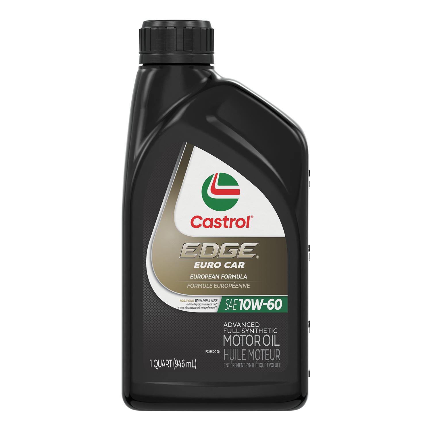 Castrol EDGE Full Synthetic Engine Oil 10W-60 1 Quart