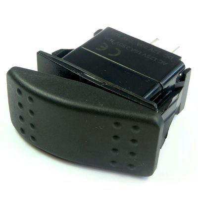 Cambridge 20 Amps Black SPST Momentary Rocker Switch