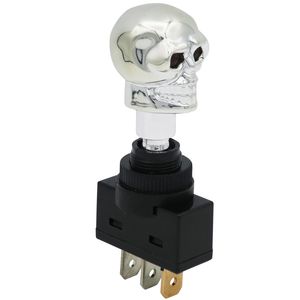Cambridge 15 Amps Skull with Red LED Eyes Toggle Switch