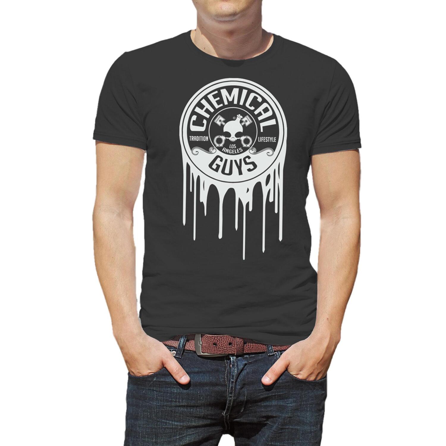 Chemical Guys White Dripping Logo Medium T-Shirt