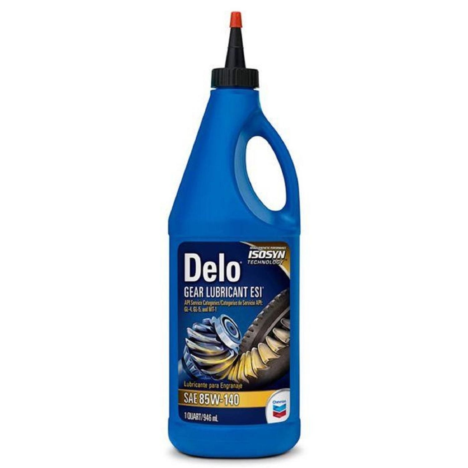 Chevron Delo 85W140 Gear Lubricant ESI 1 Quart
