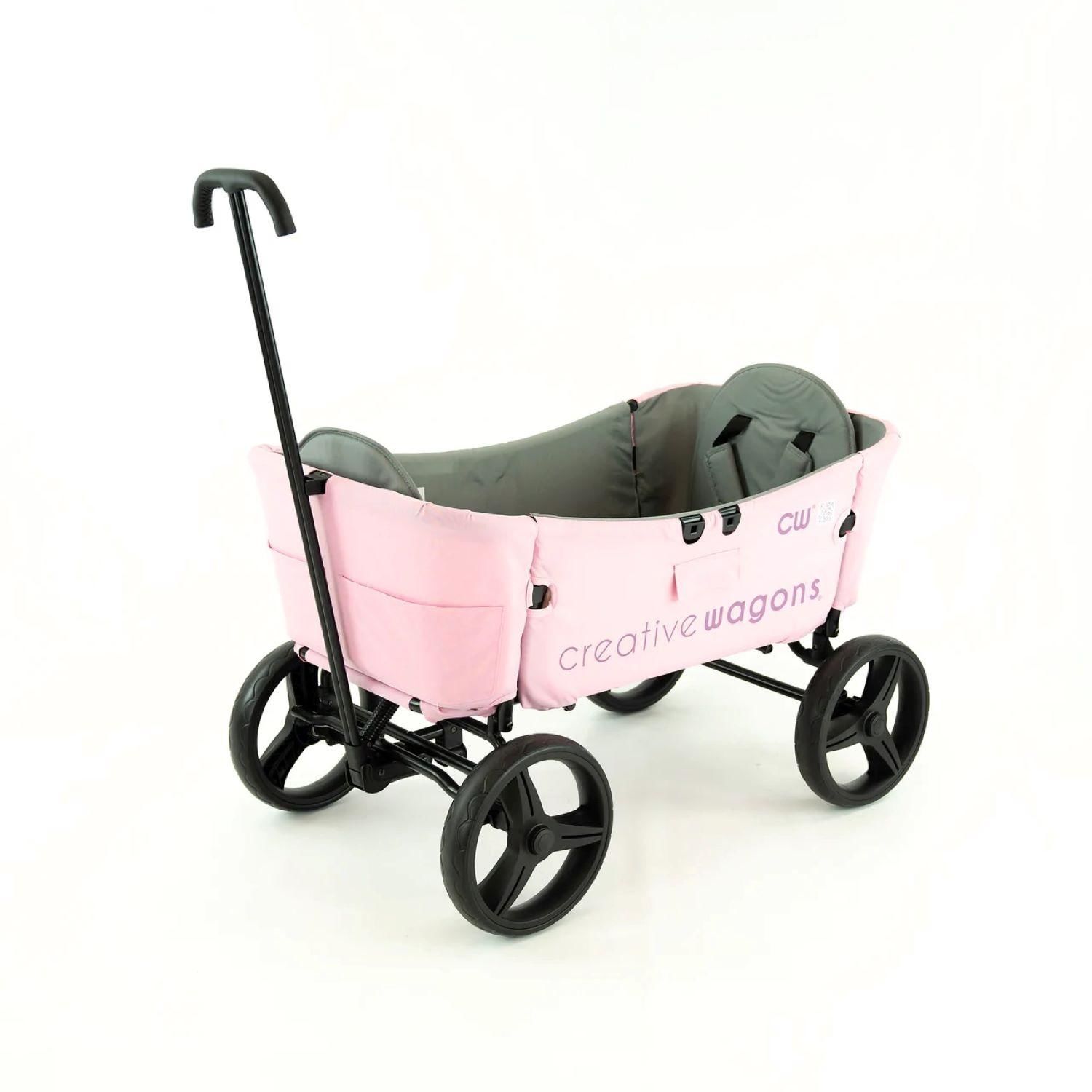 Creative Outdoor Distributor Pink Wagon Buggy with Cooler