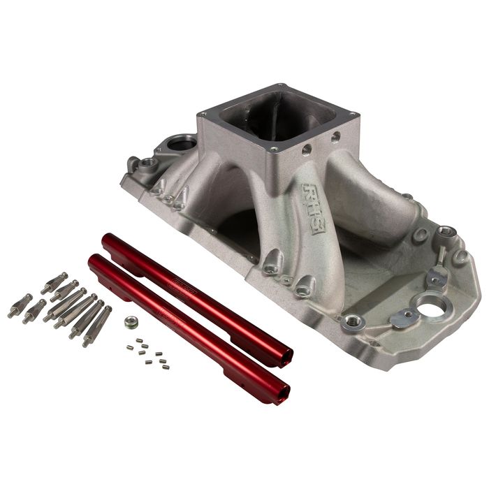 Racing Head Service (RHS) Dominator EFI Single Plane Intake with Rails ...