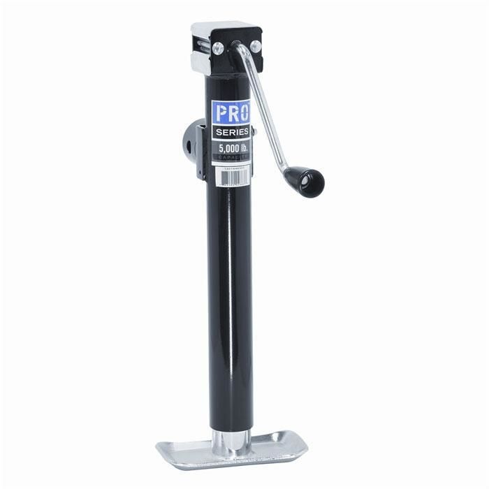 Pro Series 5,000lbs Side Wind Weld-On Round Jack