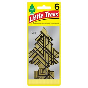 Little Trees Gold Air Freshener 6 Piece