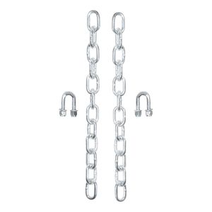CURT Trailer Hitch Safety Chain U-Bolt Kit 17111