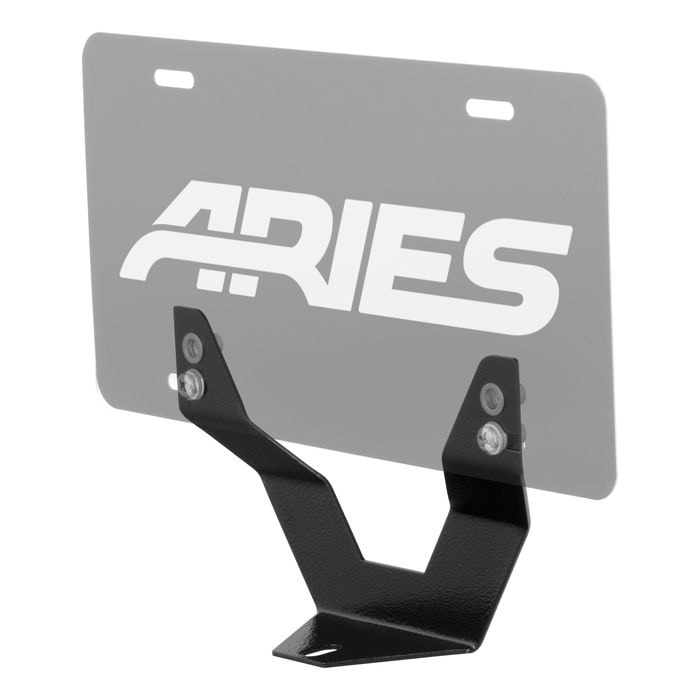 ARIES 3in Bull Bar License Plate Bracket