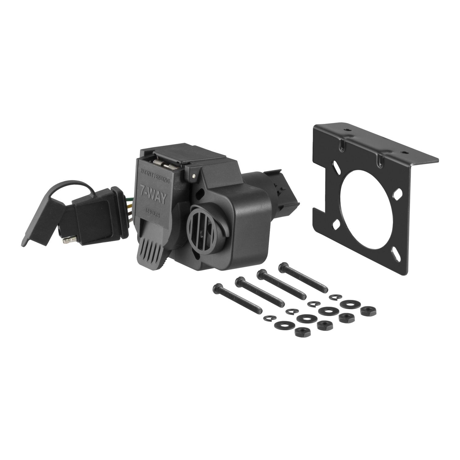 CURT 57100 Dual Output 7 And 4-Way Connector And Alarm