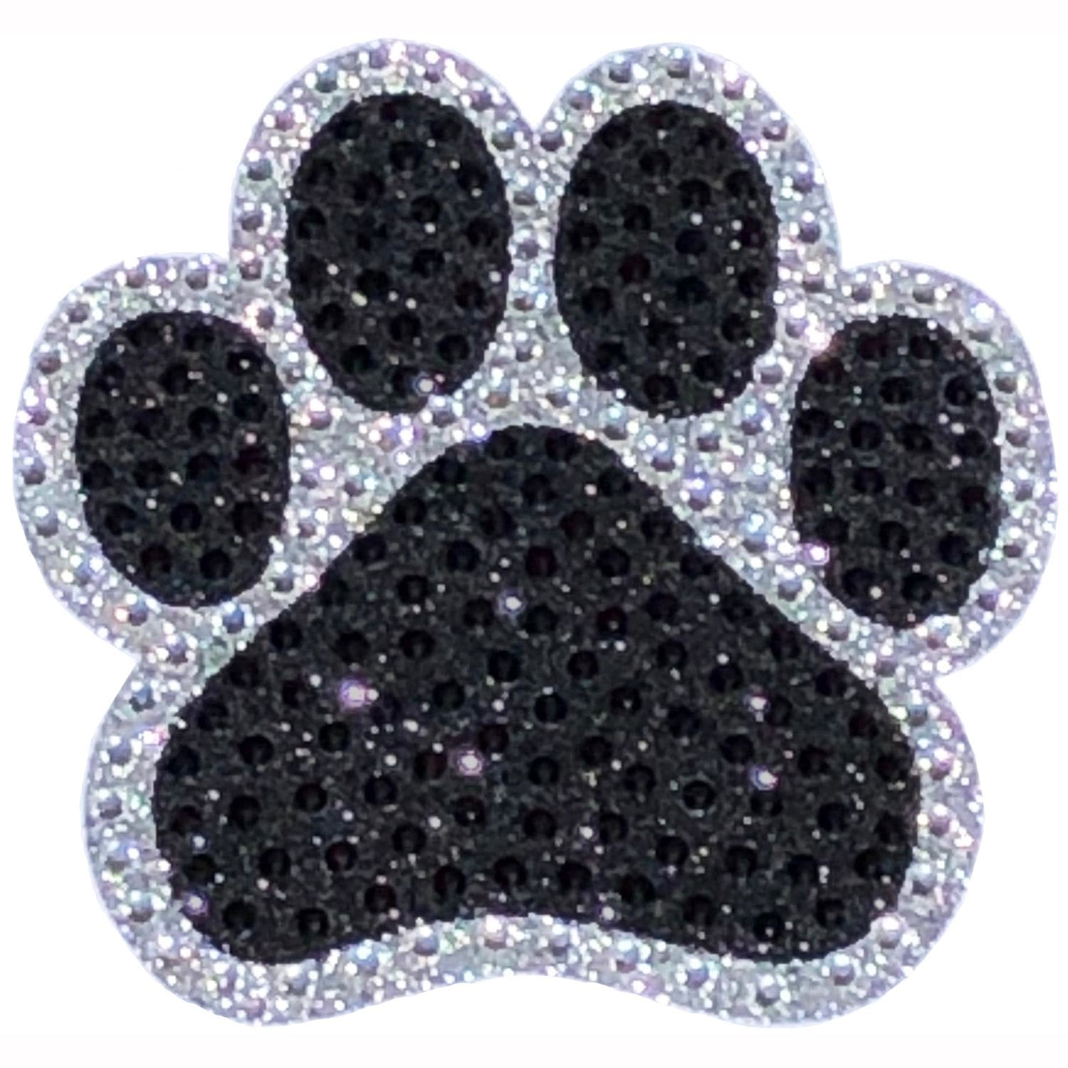 Crystal Heiress Silver Paw Bling Decal