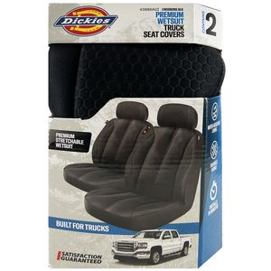 Dickies Black Seat Cover Set