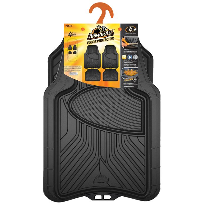 Armor All Black rubber Universal Floor Mat