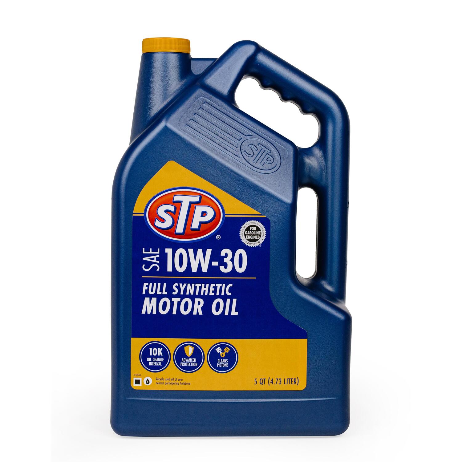 STP Full Synthetic 10W 30 Engine Oil 5 Quart