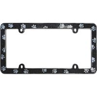 Cruiser Accessories Button Tuck Bling License Plate Frame