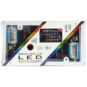 Custom Accessories Multi-Color LED License Plate Frame